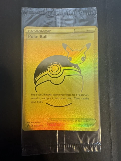 POKEBALL GOLD CARD Pokemon Celebrations SWSH146 - Pokemon Card £18.00 ...