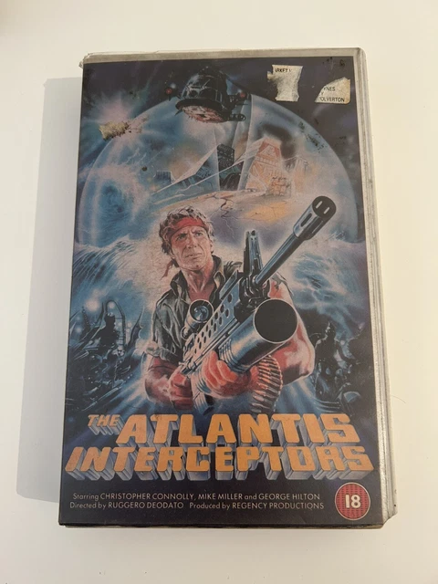 VHS TAPE THE Atlantis Interceptors by Medusa Untested Old Movie Ex ...