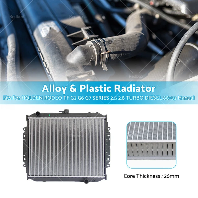 RADIATOR FOR HOLDEN Rodeo TF G3 G6 G7 Series 2.5L 2.8L Manual 1988-2003 ...