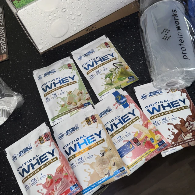 APPLIED NUTRITIONS WHEY protein powder SACHETS SAMPLES - bundle ...
