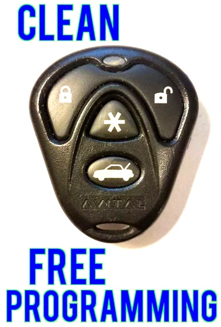 CLEAN AVITAL VIPER Keyless Entry Remote Clicker Fob Transmitter ...