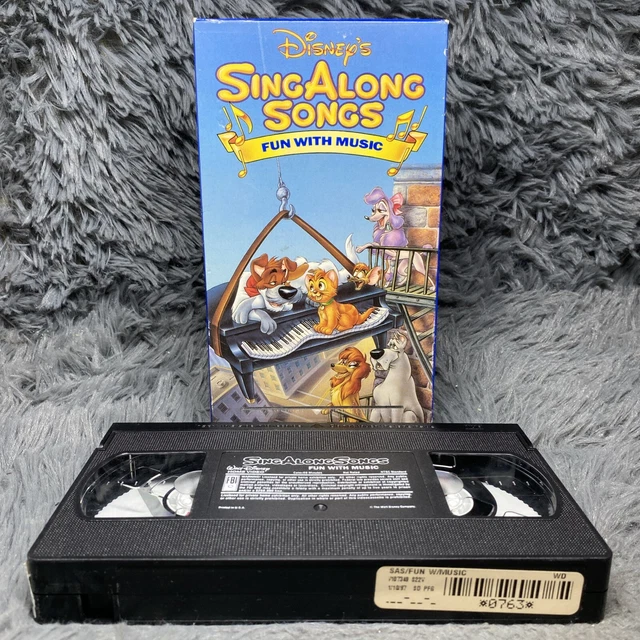 DISNEYS SING ALONG Songs - Fun With Music VHS Tape 1993 Volume 5 Kids Show Film £23.96 - PicClick UK