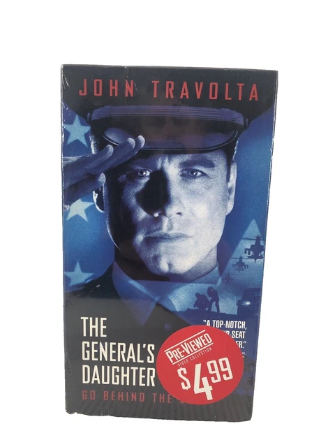 THE GENERALS DAUGHTER (VHS, 1999) John Travolta Blockbuster Preview ...