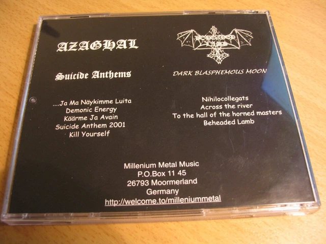 AZAGHAL / BEHEADED LAMB Split CD NEW Goatmoon Behexen Satanic Warmaster Horna EUR 7,99 - PicClick FR