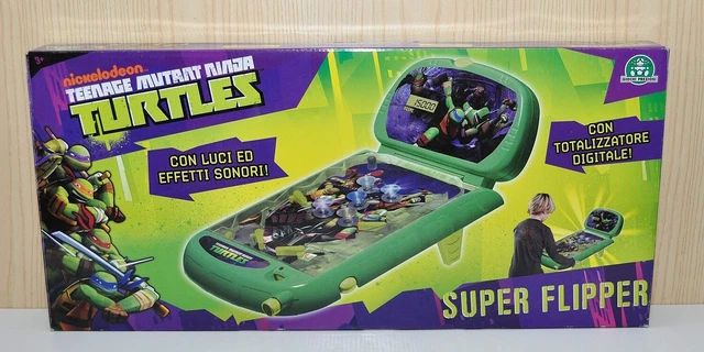 SUPER FLIPPER TARTARUGHE Mutanti Ninja TMNT luci suoni Giochi Preziosi ...