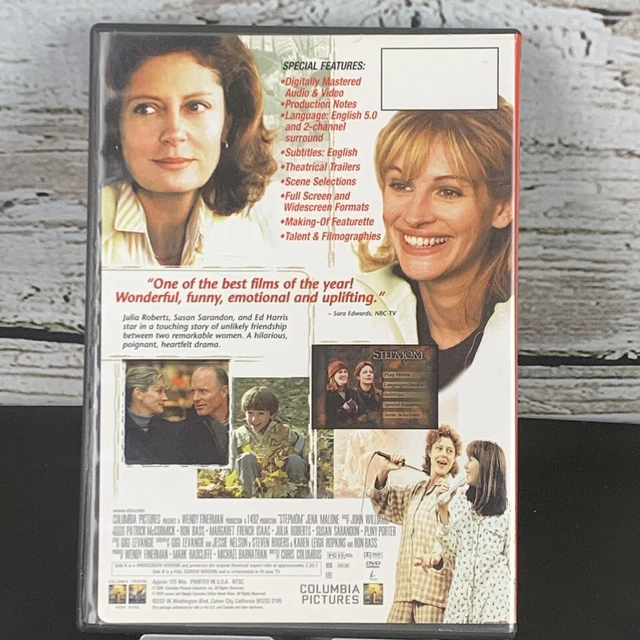 Stepmom Dvd 1999 Julia Roberts Susan Sarandon Ed Harris Jena