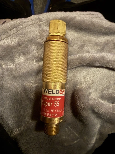 WELDGAS FLASHBACK ARRESTOR Super 55 £78.70 - PicClick UK