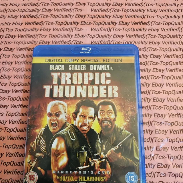TROPIC THUNDER BLU ray RB UK 2008 film Ben Stiller Robert Downey Jr ...