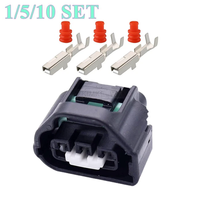 3 PIN THROTTLE Position Sensor TPS Connector Plug Kit for Mazda Toyota ...