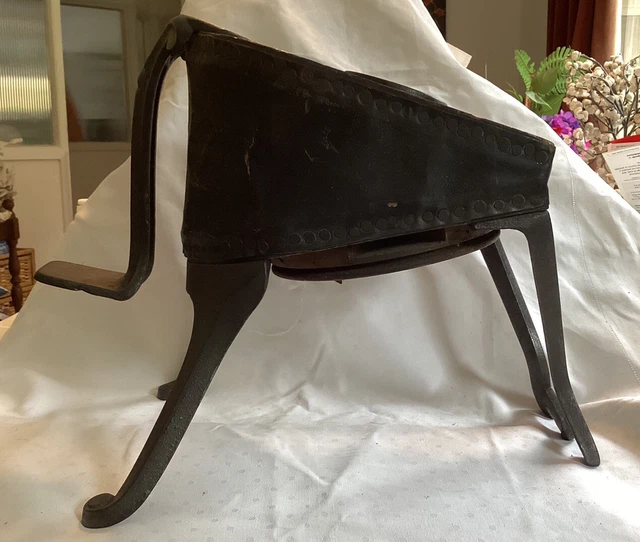 FLETCHER RUSSELL & Co Ltd Wood Metal And Leather Foot Forge Fire ...