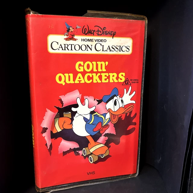 GOIN' QUACKERS VHS 1984 Walt Disney Home Video Cartoon Classics ...