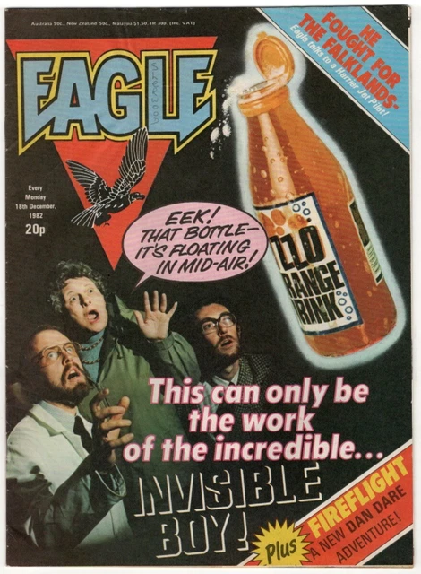 EAGLE #39, 18TH December 1982. FN. Dan Dare, Doomlord, House of Daemon ...