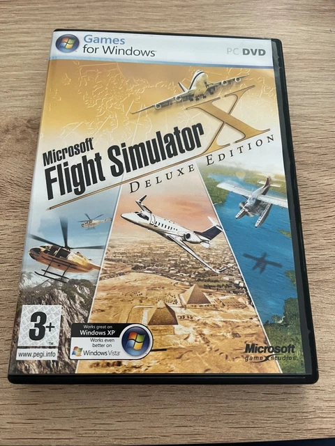 MICROSOFT FLIGHT SIMULATOR X Deluxe Edition for PC DVD-ROM - Complete ...
