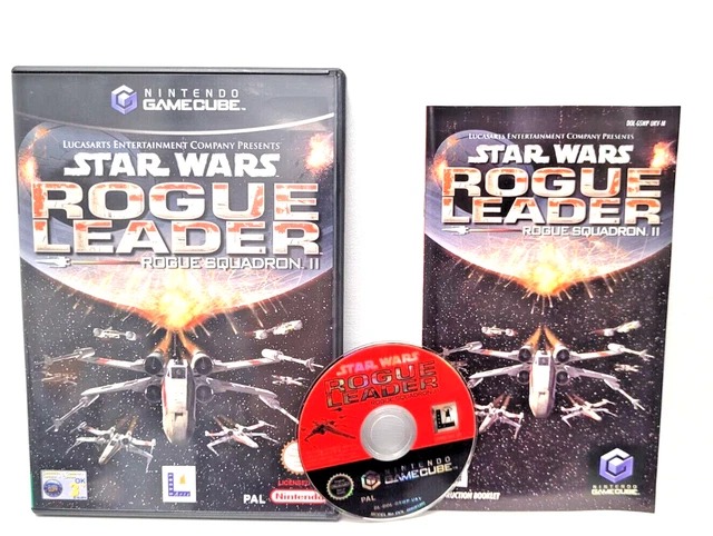 STAR WARS ROGUE Leader II 2 Rogue Squadron Nintendo Gamecube Pal UK ...
