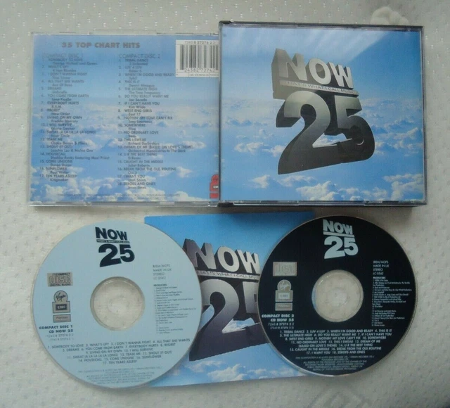 NOW THAT'S WHAT I Call Music 25 DOUBLE CD FAT BOX ORIGINAL - FAST FREE ...