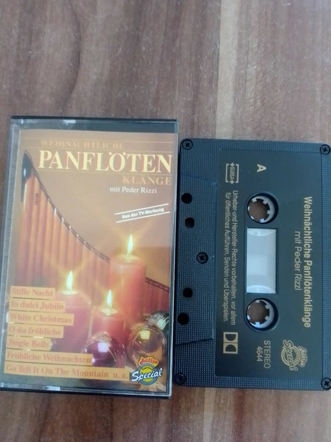 PANFLÖTEN WEIHNACHTLICHE KLÄNGE Peder Rizzi MC Kassette Tape Musik EUR ...
