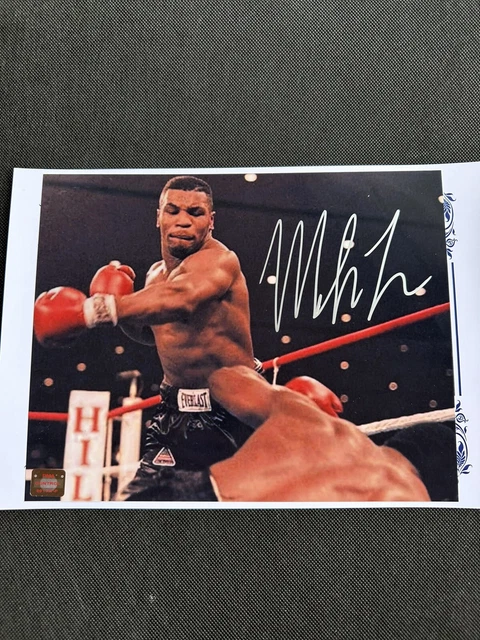 Mike Tyson Boxing Rare Signed Photo Autograph 8x10 Hand Signed Original