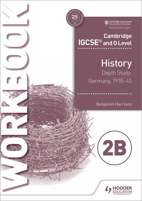 CAMBRIDGE IGCSE AND O Level History Workbook 2B - Depth study: G by ...