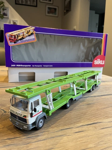 SIKU MERCEDES CAR Transporter (HODLMAYR) 3419 EUR 160,00 - PicClick FR