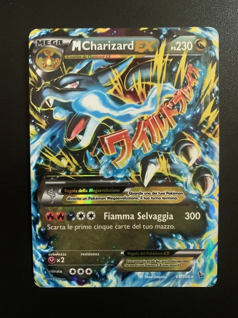 POKÉMON CARTA M Charizard Ex Fuoco Infernale Full Art ITA ITALIANO 69/106 EUR 79,90 - PicClick IT