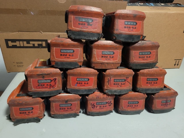 HILTI B22/5.2 V Battery pack B 22/5.2 Li-ion cosmetic "C" Condition $34 ...