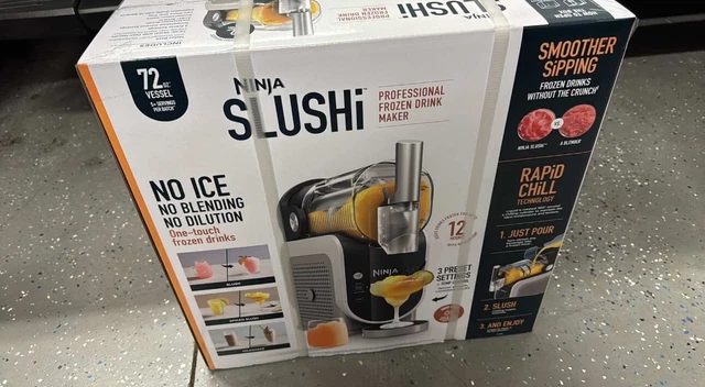 NINJA SLUSHI PROFESSIONAL Frozen Drink Maker FS300 Slushie Machine 72 ...