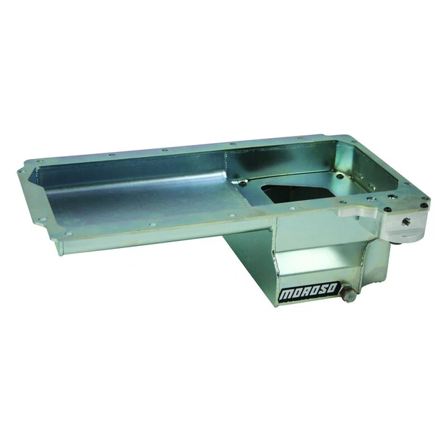 MOROSO ENGINE OIL Pan 20142; Road Race, Flat 7qt Zinc for Chevy LS Swap ...