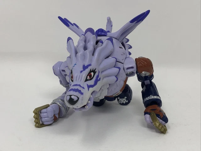 BANDAI 1999 DIGIMON Digivolving Garurumon Wolf Rare Figure Missing ...