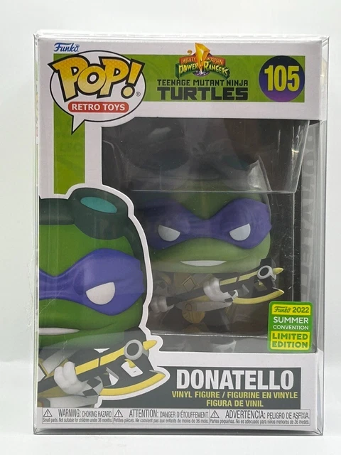 FUNKO POP TMNT x Power Rangers Black Ranger Donatello Shared Exclusive ...