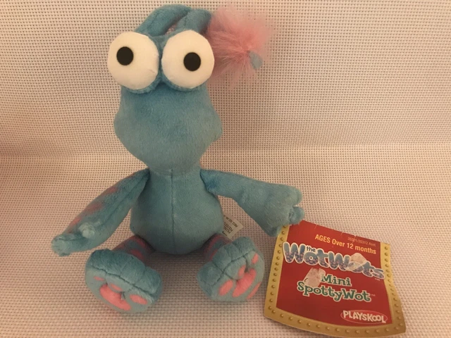 THE WOTWOTS MINI Spottywot Blue Soft Plush Toy 7” & Tag Hasbro ...