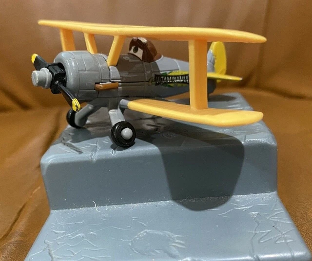 DISNEY PIXAR DIE-CAST Toy Planes Movie Leadbottom Cropduster Biplane ...