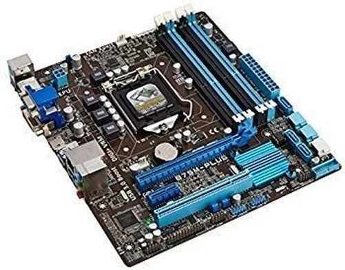 ASUSTEK B75M-PLUS MATX Motherboard Intel B75 Express Chipset Used Very ...