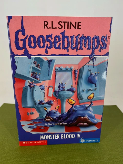 VINTAGE GOOSEBUMPS 90S - Monster Blood IV with Cards - Novel / Book #62 ...