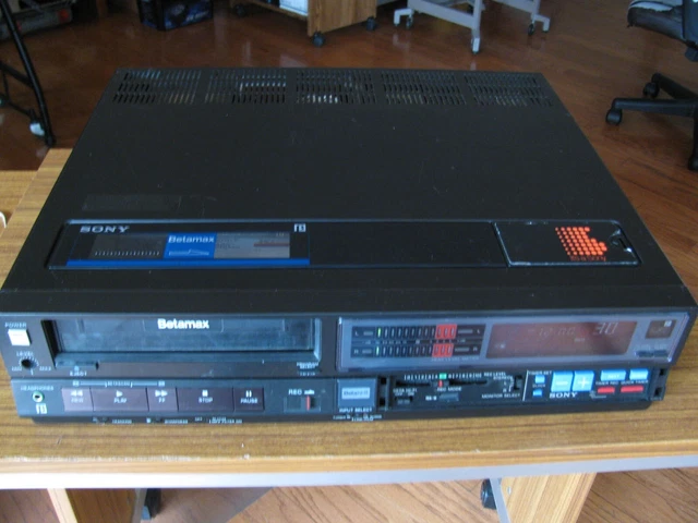 SONY SL-10 BETA Betamax Video Cassette Recorder Working Condition No ...