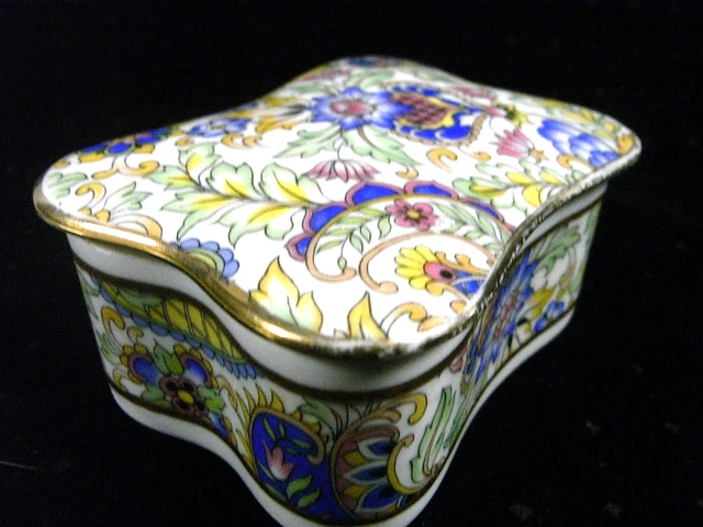 🇫🇷 ANCIENNE Bonbonnière Porcelaine Limoges Cid Paris Boite Coffret EUR ...
