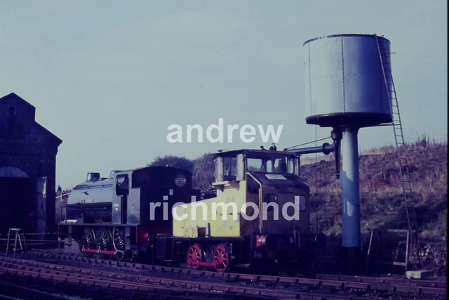 RS8 STEAM / Diesel Conversion Locomotive 1970s Original 35mm Railway ...