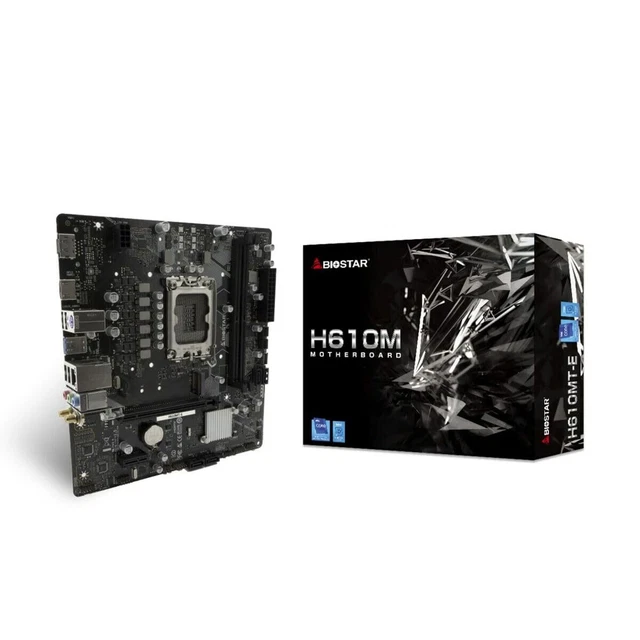 BIOSTAR H610MTE LGA 1700 Intel H610 Motherboard £126.55 - PicClick UK