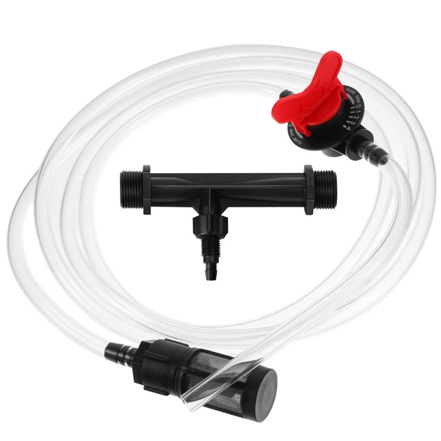 FLEXIBLE HOSE FERTILIZER System Kit Applicator Easy Connect Injector £ ...