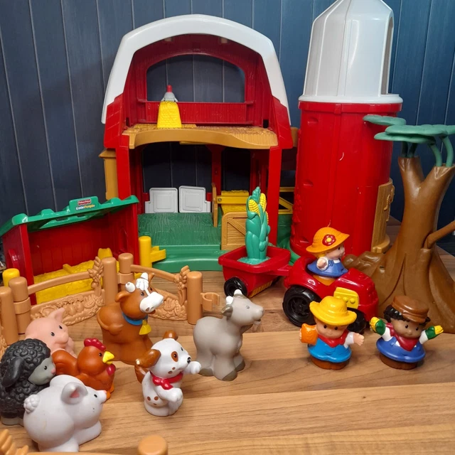 FISHER PRICE LITTLE People Barn Farm Play Set 2005 Sounds £25.00 ...