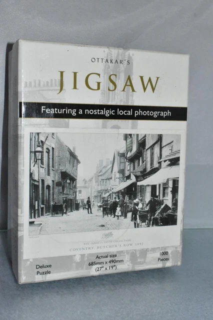 OTTAKARS COVENTRY BUTCHERS Row Photograph 1000 Piece Jigsaw Puzzle £6. ...