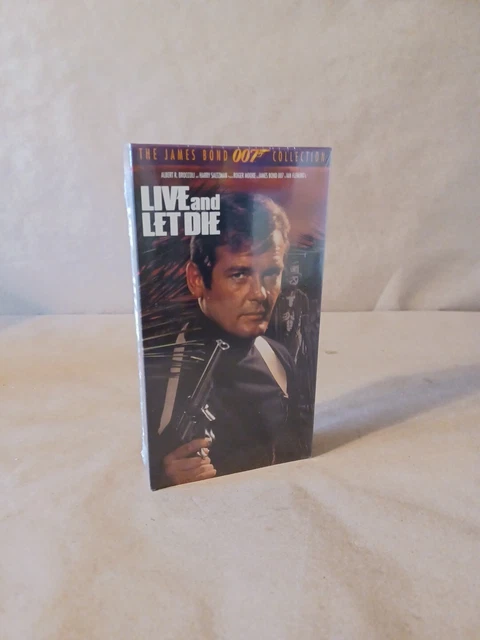 LIVE AND LET Die (1999, VHS) The James Bond 007 Collection MGM - New ...