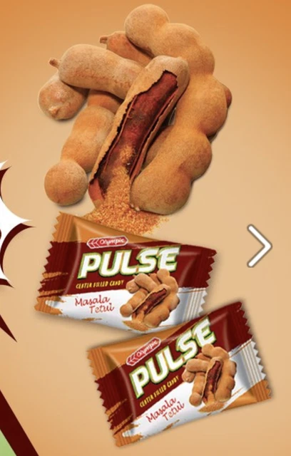 PULSE CANDY/CENTRE FILLED candy Masala tamrind/tetul 90grams £3.99 ...