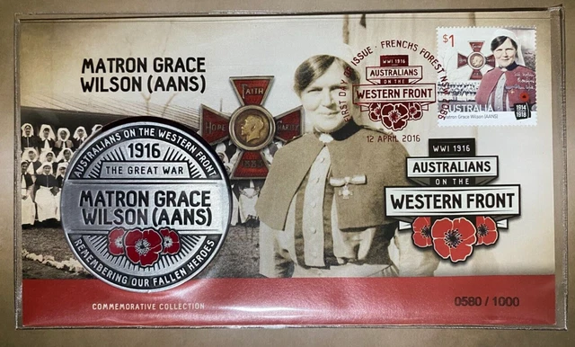 AUSTRALIAN PNC: 2016 Western Front - Matron Grace Wilson (Aans ...