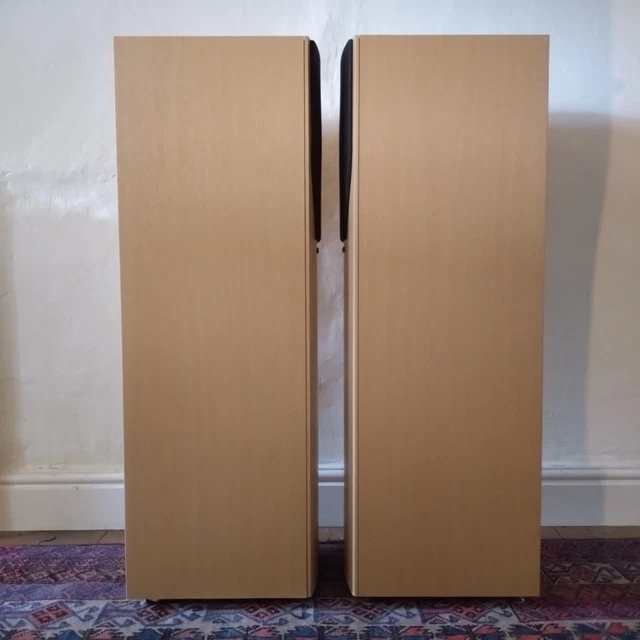 MISSION M73 FLOOR-STANDING Loudspeakers x2 Beech Finish Excellent ...