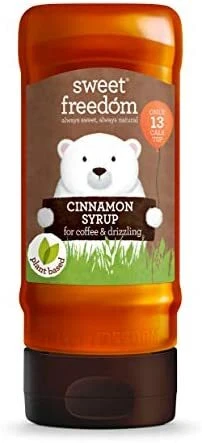 UK SWEET FREEDOM Cinnamon Syrup 350g Pack Of 1 Sweet Freedom CINNAM ...