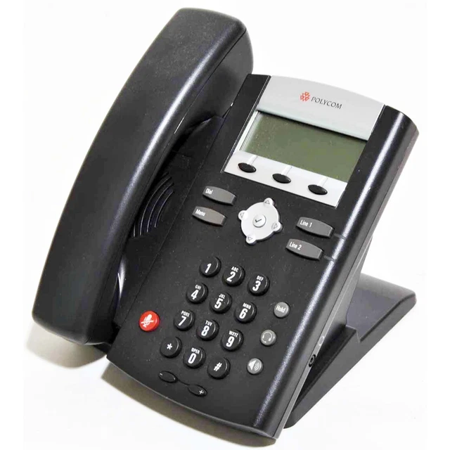 POLYCOM SOUNDPOINT IP331 Téléphone Bureau Voip Poe IP Bureau Entreprise ...
