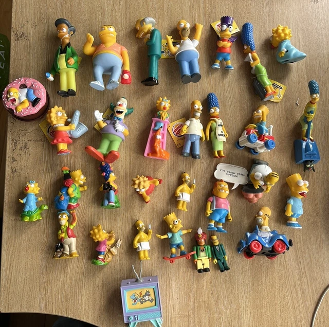 THE SIMPSONS VINTAGE Figure Bundle 1990s Burger King And More £29.99 ...