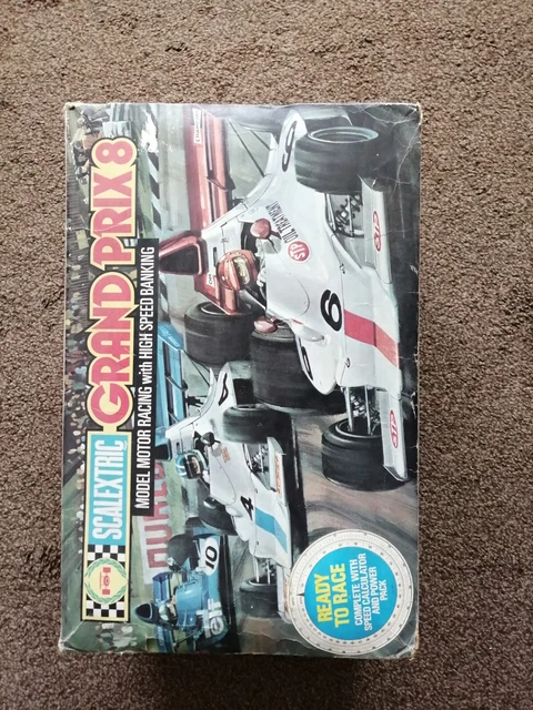 CLASSIC SCALEXTRIC GRAND Prix8 Boxed Model Motor Racing Working ...