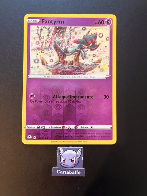 CARTE POKÉMON FANTYRM 087/195 Reverse EB12 Tempête Argentée EUR 1,85 - PicClick FR