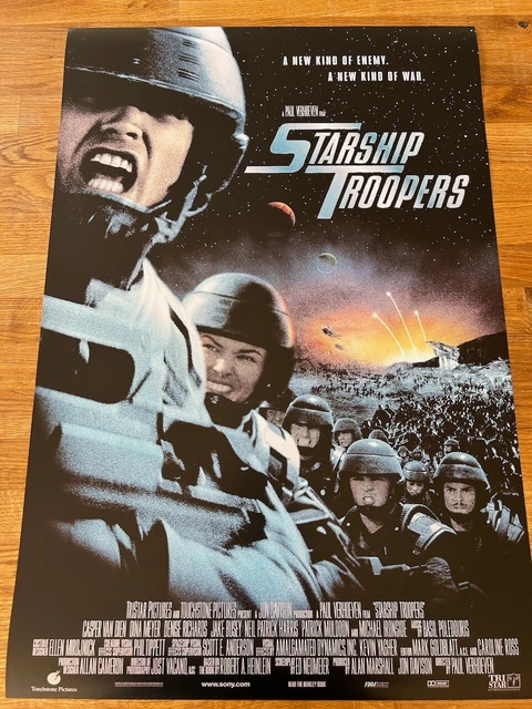 MOVIE POSTER STARSHIP Troopers 430mm x 640mm (bit bigger than A2) EUR 4 ...